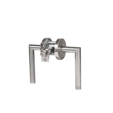 Trimco RH Stockholm Tubular Barn Door Latchset Privacy Push Button ...