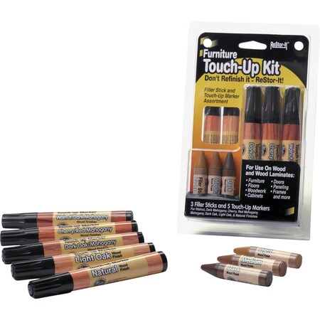 Restor-It Furniture Touch Up Kit, Natural 18000 | Zoro