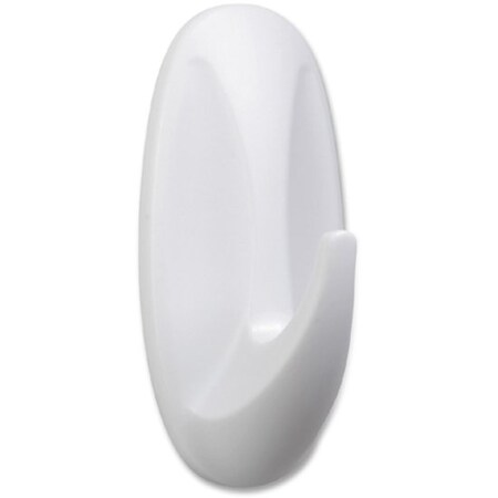 Command Hook, Molded Plastic, 1-1/8 In, PK2 17081 | Zoro