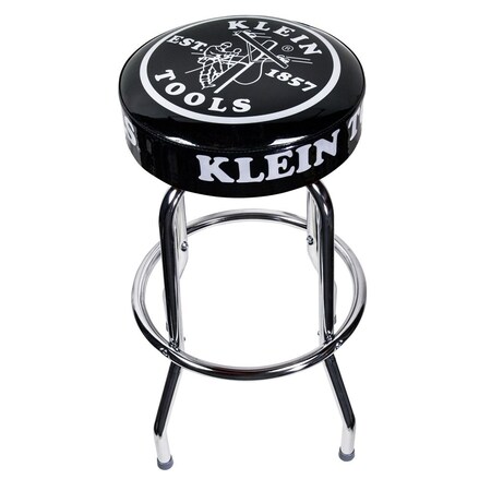 Klein Tools Counter Stool, Swivel Seat, Black, 14-Inch by 30-Inch ...