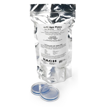 Hach Chemical Co Hach - m-FC prepaRed agar plates, 47mm, pk/15 For ...