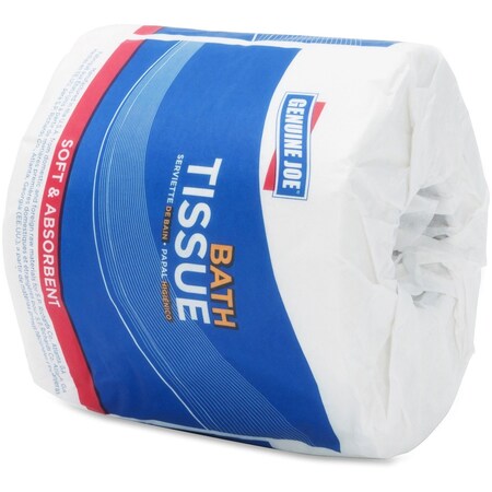 Genuine Joe Standard Bath Tissue, Toilet Paper, 3.15 in x 4 in Sheet ...