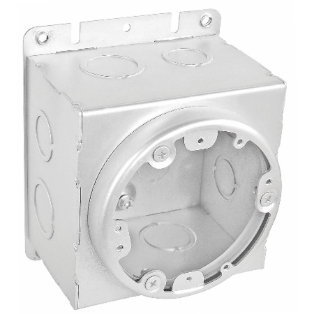 Southwire Electrical Concrete Floor Box, Round, Zinc Plated Steel ...
