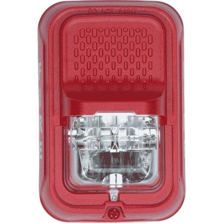 System Sensor Compact Strobe, Marked Fire Strobe, Red SGRL | Zoro