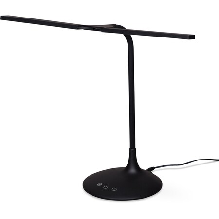 Lorell Lamp, Desktop, Led, 2 In 1, Black 99974 | Zoro