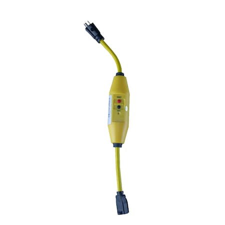Ericson GFCI PORTABLE, 15A AUTO, 50FT INLINE, PR G103-50TT | Zoro