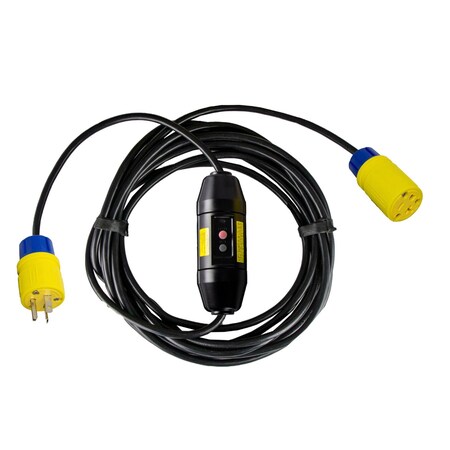 Ericson GFCI PORTABLE, 20A MANUAL, 25FT INLINE, G104-25 | Zoro