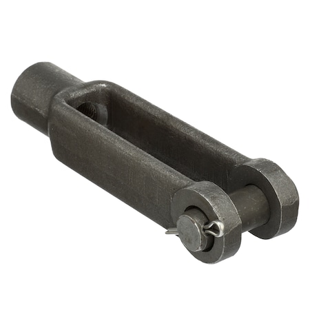 Zoro Select Yoke End, Steel, Plain, 5/8"-18 Thrd Sz 19930 8 | Zoro