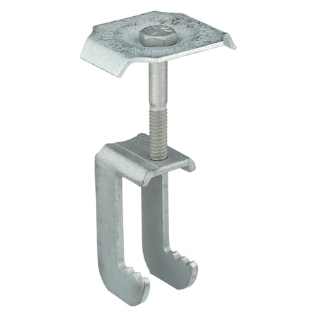 Zoro Select Grating Clip, For Screw Size 1/4 in, Carbon Steel ...