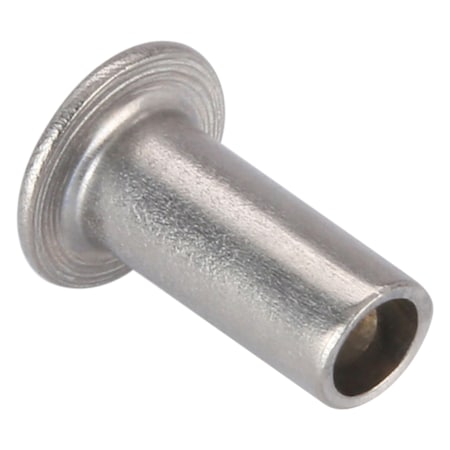 Zoro Select Semi-Tubular Rivet, Oval Head, 1/8 in Dia., 9/32 in L ...