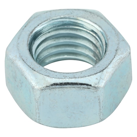 Zoro Select Hex Nut, 1/2"-13, Steel, Grade 2, Zinc Plated, 7/16 in Ht ...