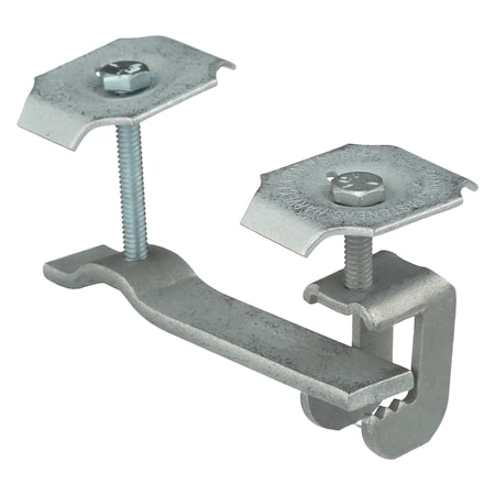 Zoro Select Grating Clip, For Screw Size 1/4 in, Carbon Steel ...