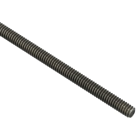 Zoro Select Fully Threaded Rod, 1/4"-20, 6 ft, Stainless Steel, 18-8 ...