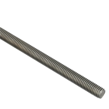 Zoro Select Fully Threaded Rod, 1/2"-13, 12 ft, Stainless Steel, 18-8 ...