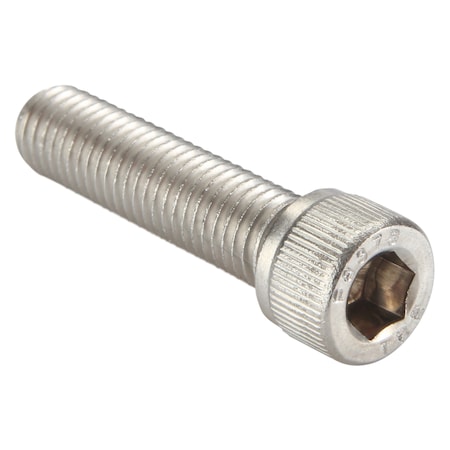 Zoro Select 1/4"-28 Socket Head Cap Screw, Socket, Plain 18-8 Stainless ...