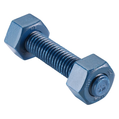 Usa Fastener Threaded Stud, Fluoropolymer Coated Finish, 50 PK B7-.5-2.75-50 | Zoro