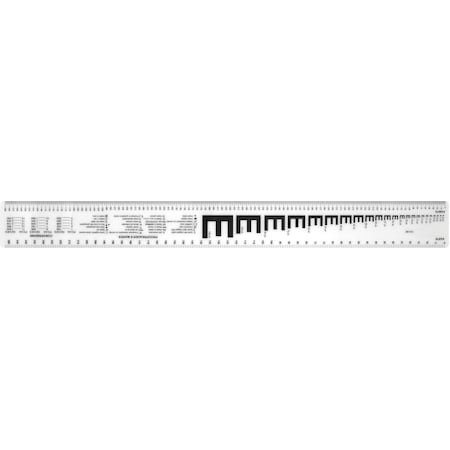 Westcott Rulers, 18" Graphic Arts Ruler GA-86 | Zoro
