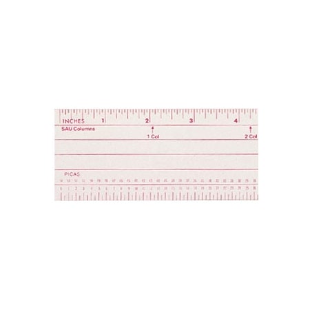 Westcott Rulers, 18" Pica Ruler GA-91 | Zoro