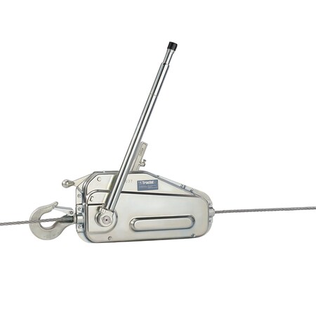 Tractel Griphoist Manual Wire Rope Hoist, 1 Ton (2,000 lb.), 30 ft ...