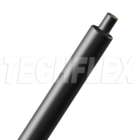 Techflex Heat Shrink Tube, Dual Wall, 2:1 I.D. Shrink Ratio, Black H2C0 ...