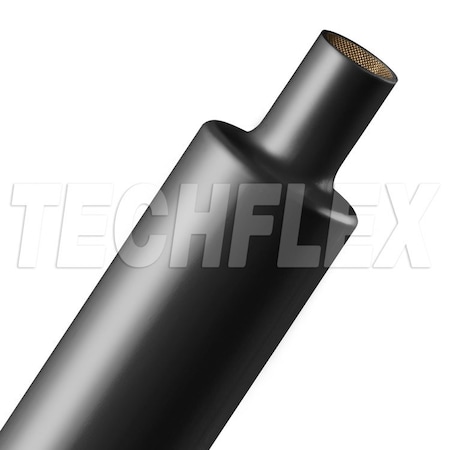 Techflex Heat Shrink Tube, 2:1 I.D. Shrink Ratio, 1 1/2 in, Black H2C1 ...