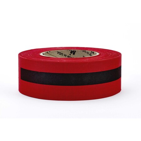 Mutual Industries Repulpable Tape Cotton Red/Black, 2" W x 45 yd. L 17771-7991-2000 | Zoro