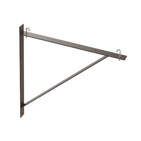 Nvent Hoffman Triangle Support Bracket Kit, 24.00x0.00x0.00, Black ...