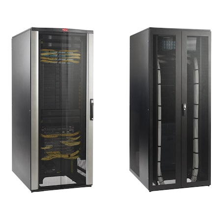 Nvent Hoffman PROLINE Network Switch Cabinet, 2150x800x1000mm, Black ...