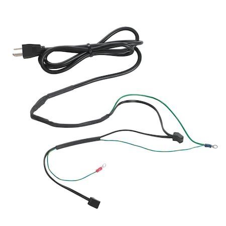 Nvent Hoffman Fan Cords with Inline Thermostat, Black ACORD2T | Zoro