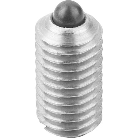 Kipp Spring Plunger Light Spring Force D=M08 L=16, Stainless Steel ...