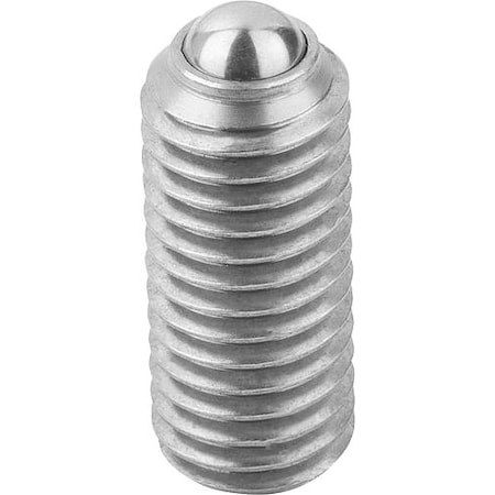 Kipp Spring Plunger Intensified Spring Force D=M10 L=23, Stainless ...