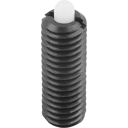 Kipp Spring Plunger Standard Spring Force D=10-32 L=18, Steel, Comp ...