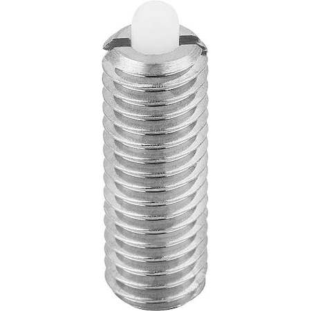 Kipp Spring Plunger Standard Spring Force D=1/4-20 L=20, Stainless ...