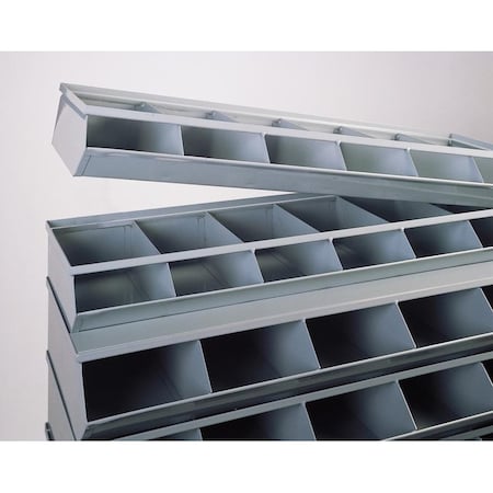 Stackbin Steel Sectional Stacking Bin, 20 1/2 in H x 12 in W, 1 Shelves ...