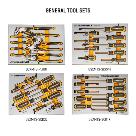 Gearwrench 1268 Piece MEGAMOD Master Mechanics Tool Set in Premium ...