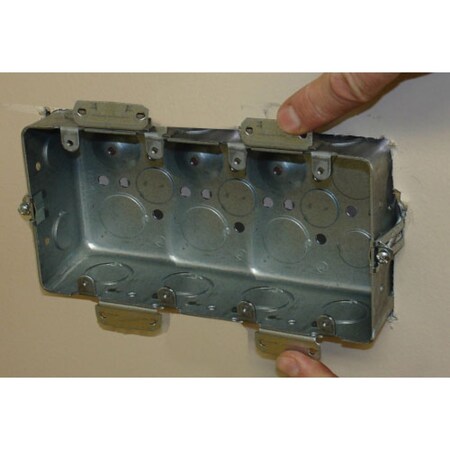 Southwire Electrical Box, 57.8 cu. in., Switch, .0625 Galvanized Steel ...