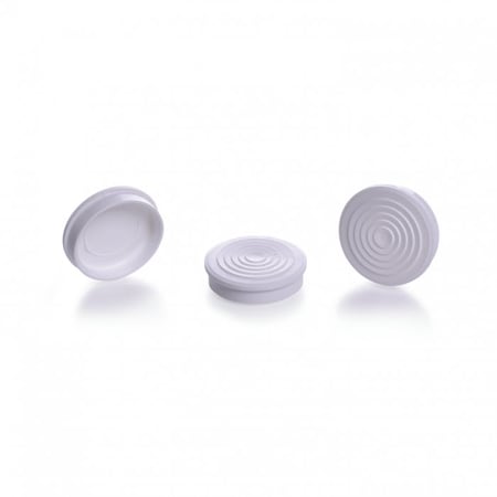 Kimble Chase Snap Cap, White, Round, PK500 73837-1 | Zoro