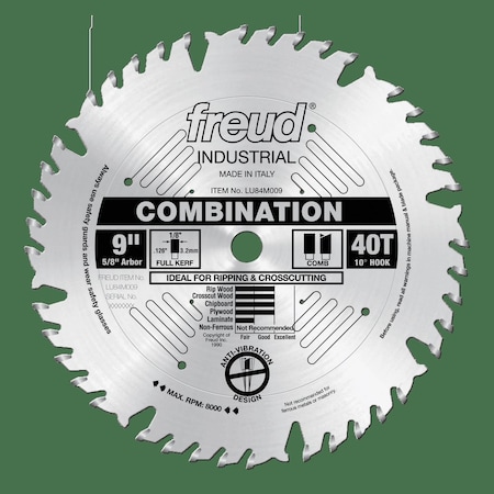 Freud Combination Blade, 9 LU84M009 | Zoro