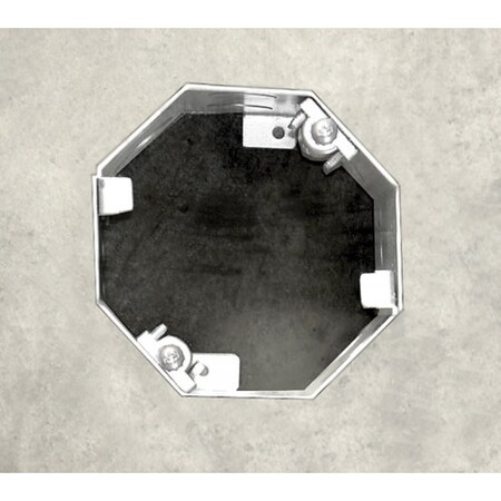Southwire Concrete Electrical Box, Octagon Box Type, Zinc Plated Steel ...