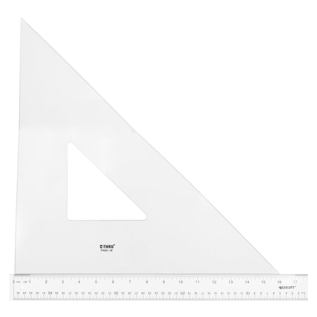 Westcott Triangles, 16" Professional Triangle -45/90 P450-16 | Zoro