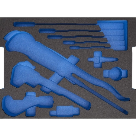 Gedore Foam Insert, 2/2 L-BOXX 136, Bottom EI-1100-03-100 B | Zoro