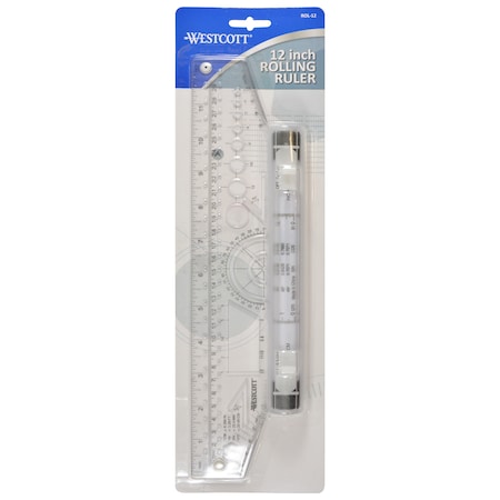 Westcott Rulers, 12" Rolling Ruler ROL-12 | Zoro