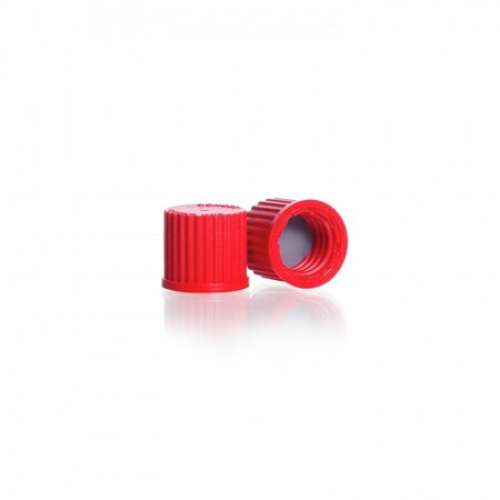 Wheaton GL14 Screw Cap, Red PBT, PTFE Pro, PK 2 1156292 | Zoro