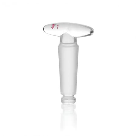 Kimble Chase Straight Bore Stopcock Plug, Clear, 4 Sz 801001-0004 | Zoro