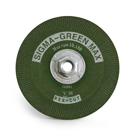 Rex Cut Depressed Center Grinding Wheel, Type 27 739152 | Zoro