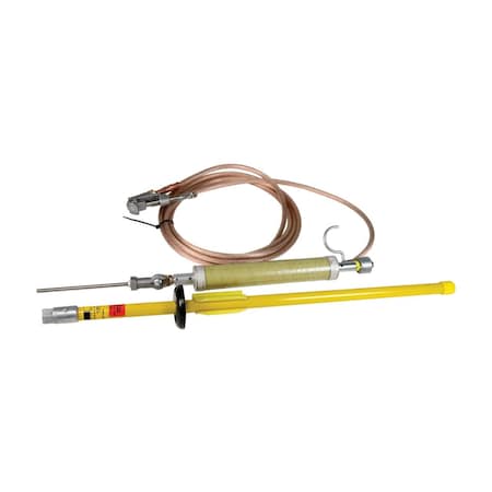 Salisbury Discharge Rod, 5 ft., Yellow 19250007 | Zoro