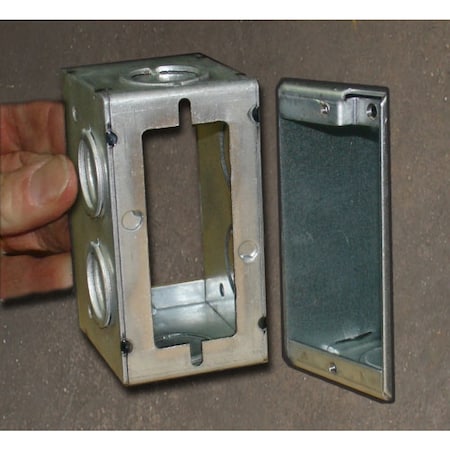 Southwire Electrical Box Extension Ring, Zinc Plated Steel, Masonry Box ...