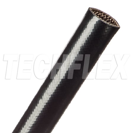 Techflex Cable Sleeve, 50 ft, Black VGA0.88BK | Zoro