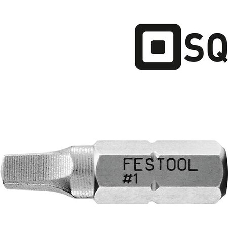 Festool Consumable Materials, Bit SQ, 2050, PK10 205094 | Zoro