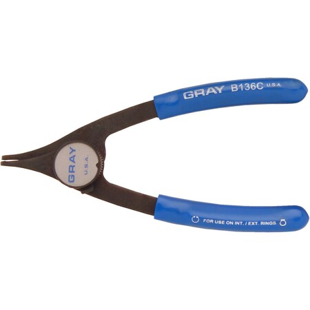 Gray Tools Convertible Retaining Ring Plier, 6 Long, .038 Tip, 90 ...